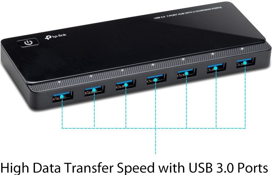 Esquire Technologies | TP Link USB 3.0 7-Port Hub with 2 Charging Ports